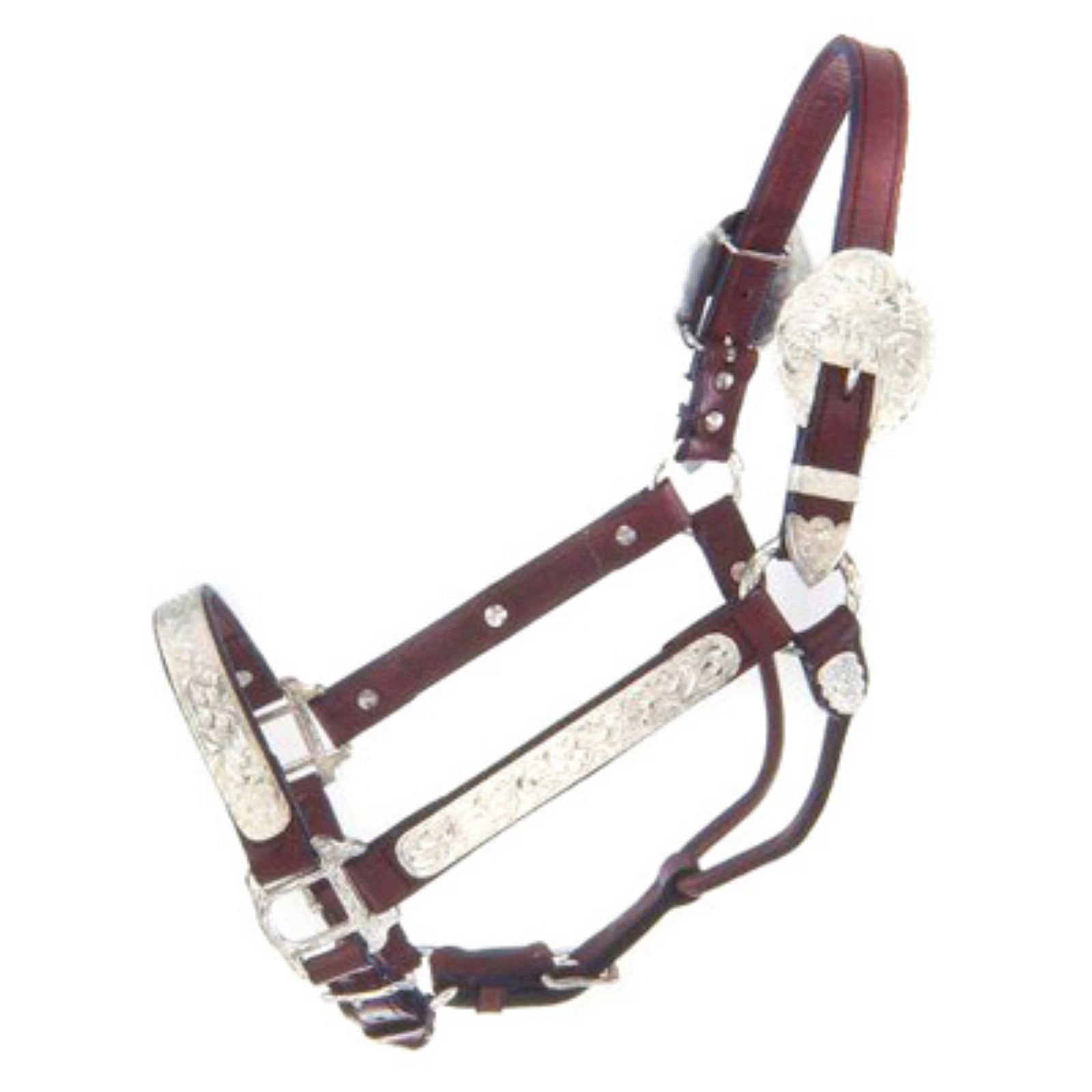 Tough 1 Royal King Silver Show Horse Halter, Dark Oil - Walmart.com