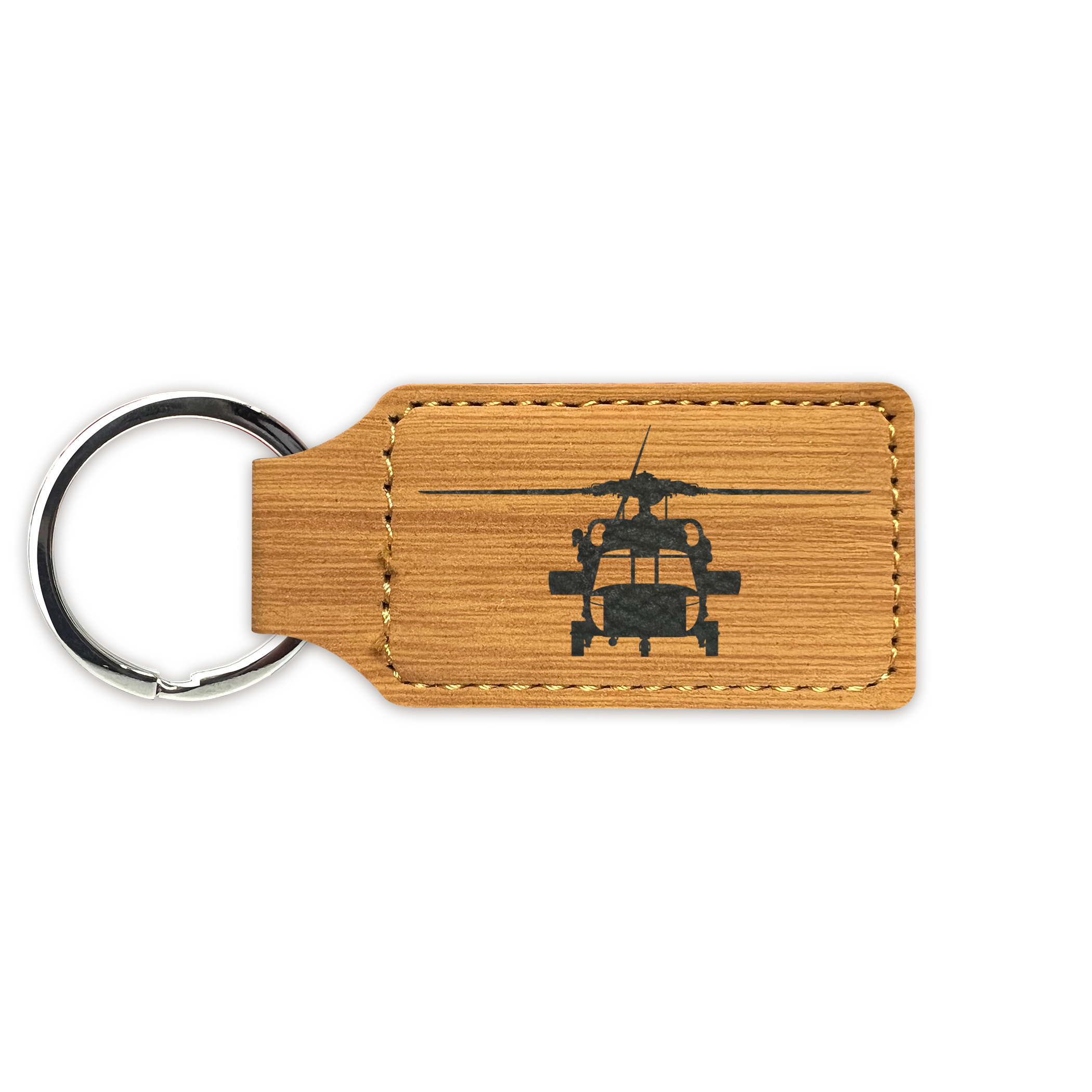 MH-60S Knighthawk Keychain Leatherette Rectangle - Laser Engraved ...