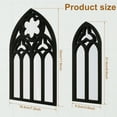 Nyidpsz 3PCS Gothic Wall Arch Mirrors Set, Cathedral Arched Decorative ...