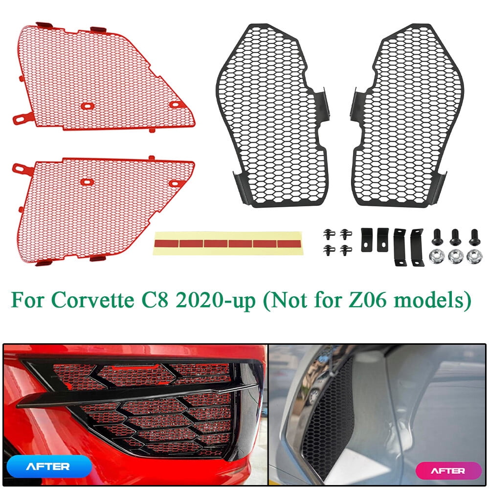 ALLTIMES Front Radiator Grille Guards & Side Intake Grill Guards for ...