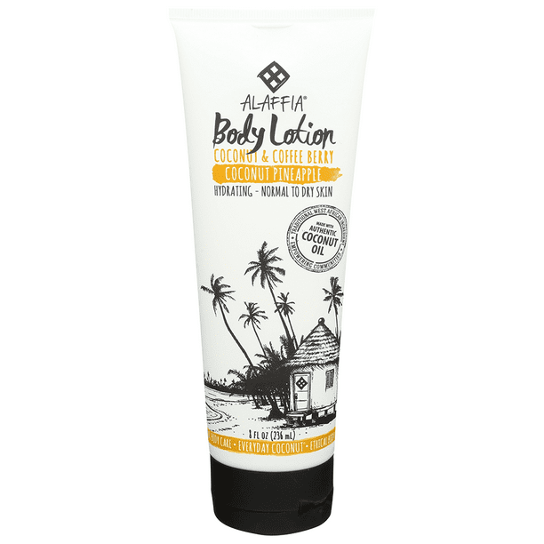 Alaffia Body Lotion, Coconut Pineapple, 8 oz - Walmart.com - Walmart.com