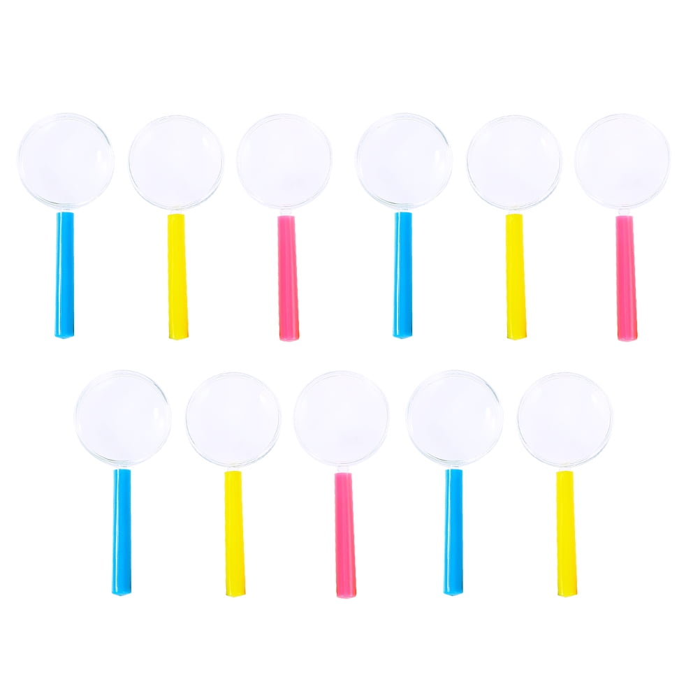 11pcs Children Teaching Magnifying Glasses Observation Magnifiers ...