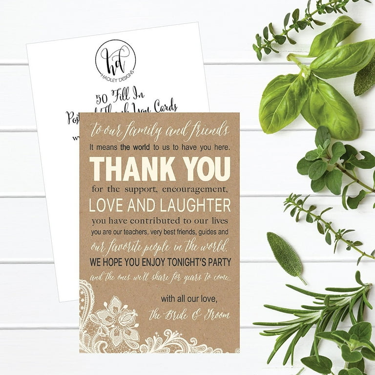 Luncheon Thank You Note