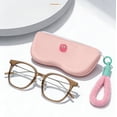 Cute Cartoon Silicone Sunglasses Case, Portable Zippered Eyeglass Pouch ...