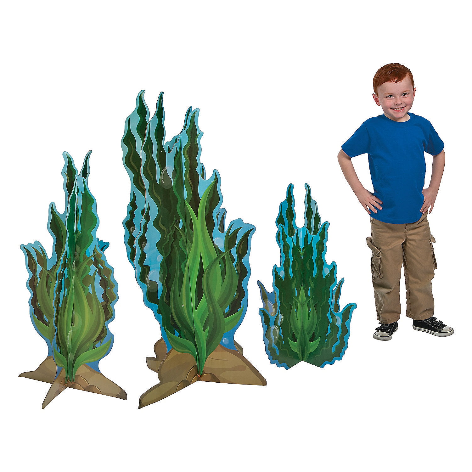 Fun Express Vbs Seaweed Party Cardboard Stand-Ups, (3 Count) - Walmart.com