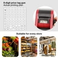 8 Digit Price Labeler Manual Marking Machine, Portable Label Numerical ...