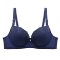 Avrnliq Womens Full Coverage Lace Underwire Bra Plus Size Wide Straps ...