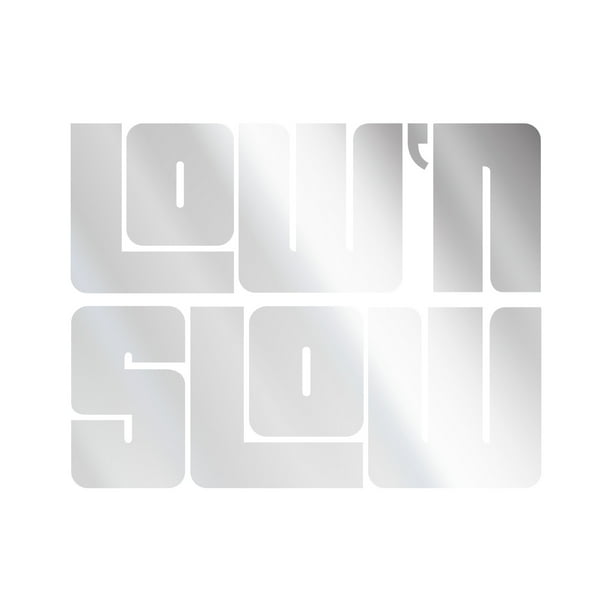 Low & Slow Sticker Decal Die Cut - Self Adhesive Vinyl - Weatherproof ...