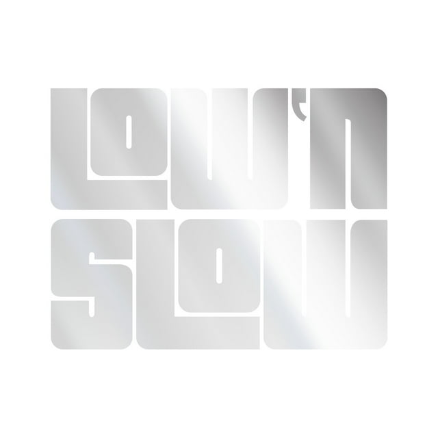 Low & Slow Sticker Decal Die Cut - Self Adhesive Vinyl - Weatherproof - Made in USA - Many Color ...
