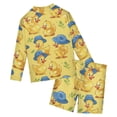 Cartoons Cute Ducks Boys' Bathing Suit UPF 50+ Boys' Rash Guard Sets ...