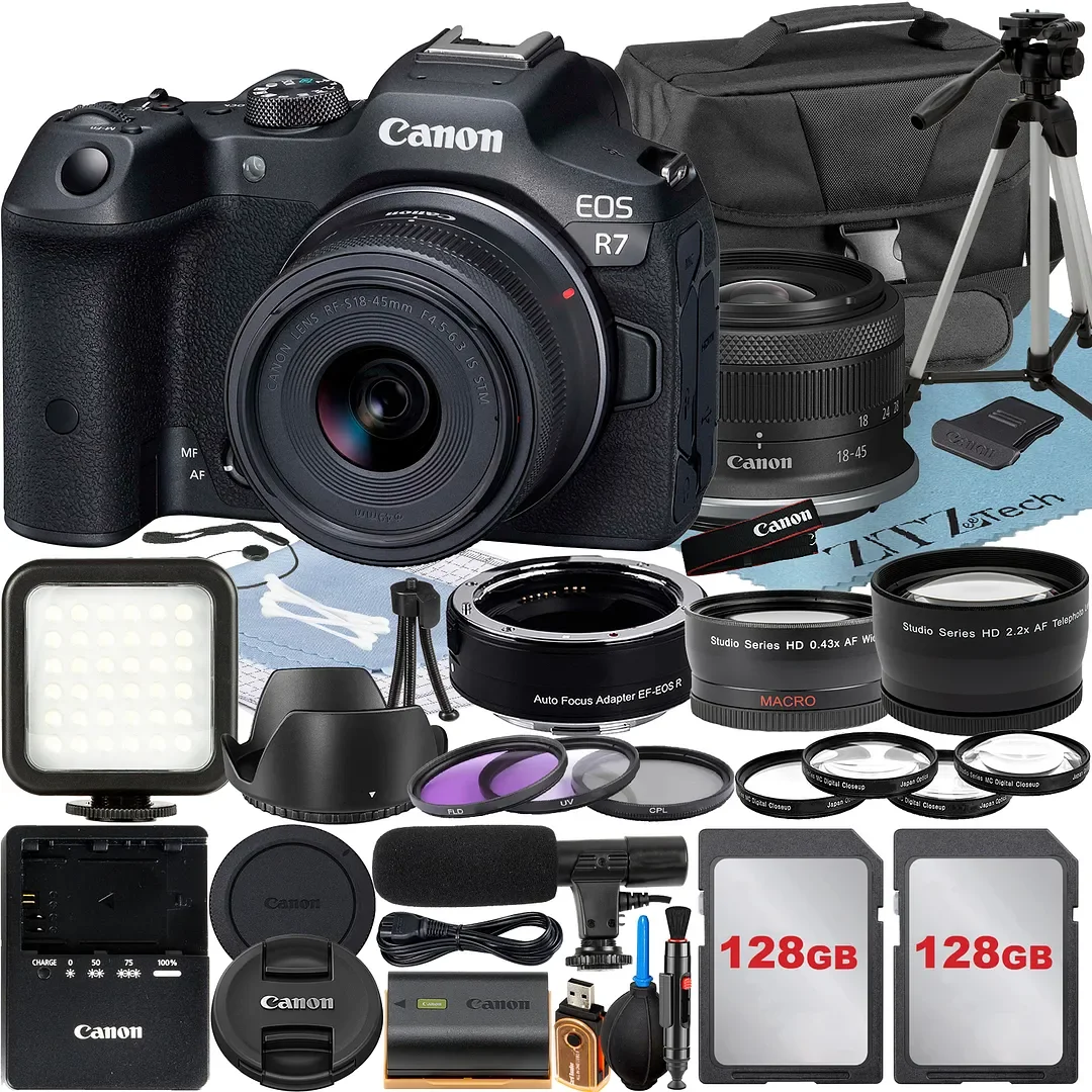 Click here for Canon Eos R7 Mirrorless Camera With Rf-S 18-45mm L... prices