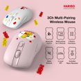 Haribo Wireless Mouse, Bluetooth 3.0/5.0 & 2.4GHz, Adjustable DPI ...