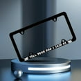 2 Pieces Tell Your Dog I Said Hi License Plate Frame Animal License ...