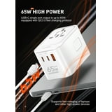 All-in-one Universal Worldwide Outlet Travel Converter Adapter US EU AU ...