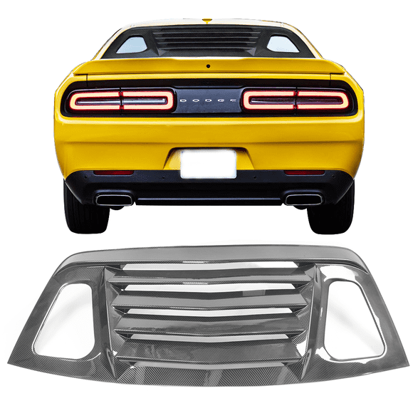 Dodge Challenger Rear Window Louvers
