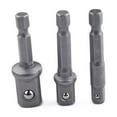 BESTYASH 3Pcs Socket Adaptor Set Heavy Duty Stainless Steel with Quick ...