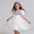 IFNWSV Girls Summer Dresses Solid Color Sleeveless Round Neck Tulle ...