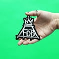 Men's Fall Out Boy Crown Embroidered Patch Black - Walmart.com