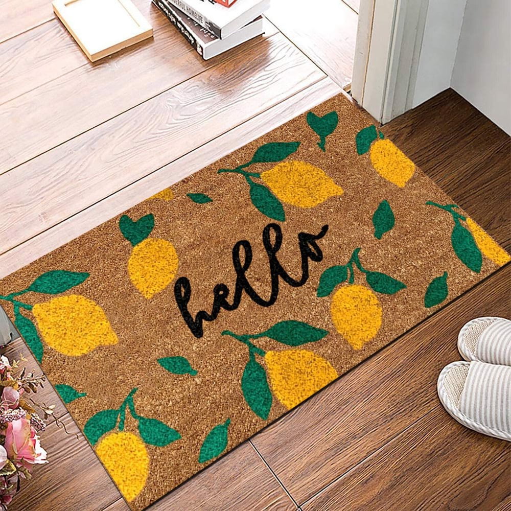 Click here for Generic Lemon Mat Holiday Mat Welcome Door Mat Pol... prices