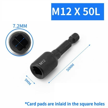 M6-M14 Firmer Screw Tap Socket Adapter Holder Extension Bar 1/4 Inch ...