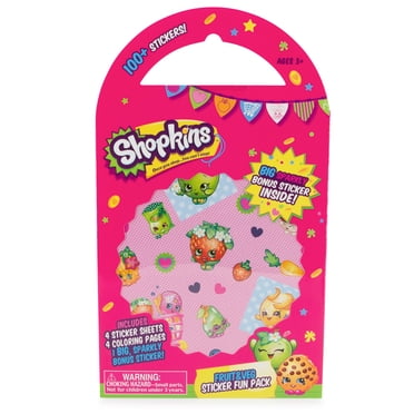Shopkins Sticker Sheets, 4ct - Walmart.com