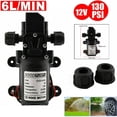 12V Water Pump 130PSI Self Priming High Pressure Diaphragm Pump with ...