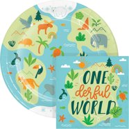 World Adventure Wildlife Animal Dinner Plates, 24 ct - Walmart.com