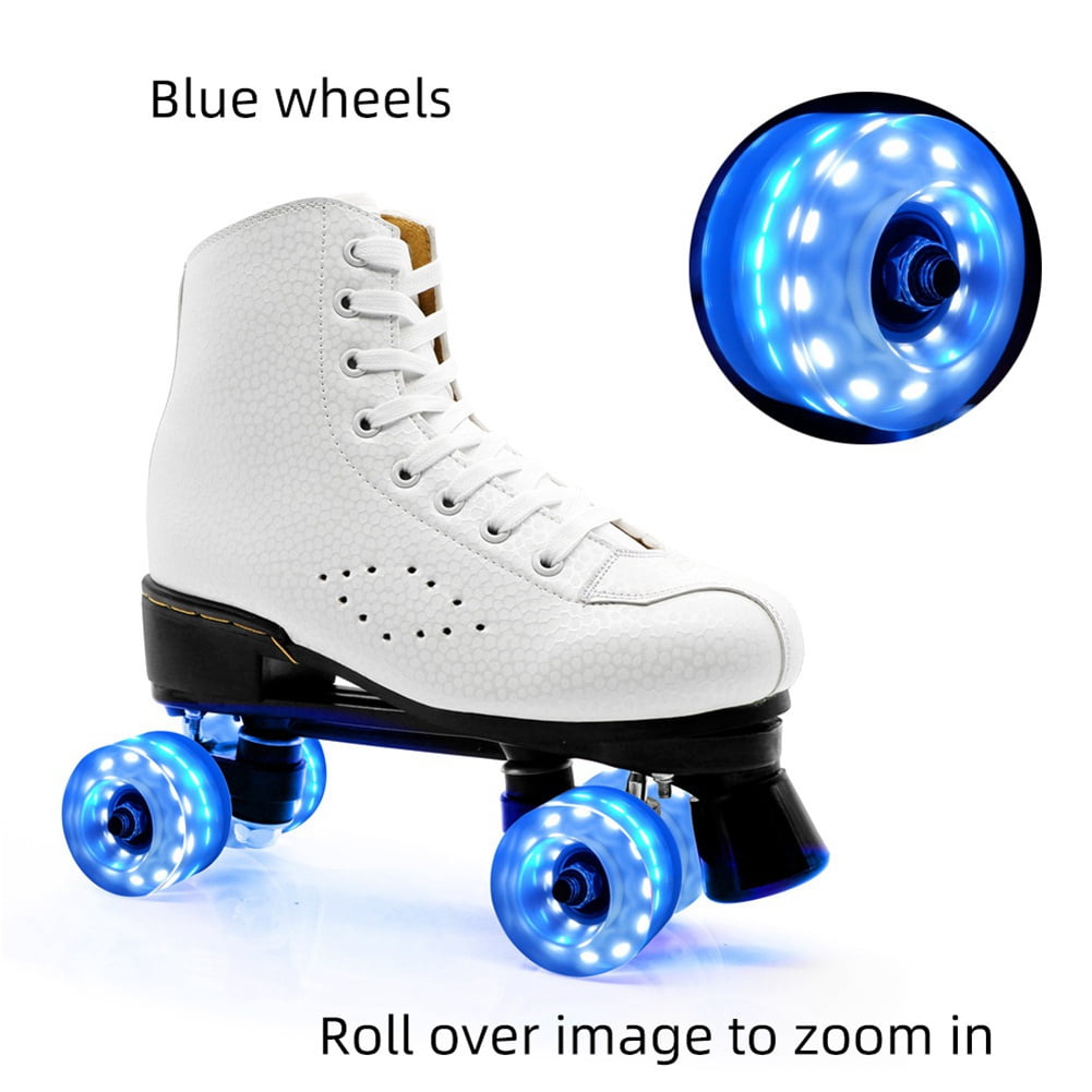 ChYoung Durable Roller Skate Wheels Derby Girl Boy Luminous Light up ...