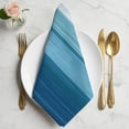 Blue White Ombre Cloth Napkins, Modern Gradient Abstract Aesthetic ...