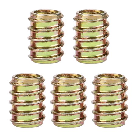 M8 M10 Straight Nut Threaded Insert Nut Iron Inner And Outer Teeth ...