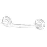iDesign Plastic 10.5" Power Lock Suction Towel Holder Bar, Clear ...