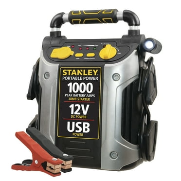 Stanley FatMax 1200A, Lithium Jump Starter with 15 Watt USB-A and USB-C ...