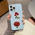 60Pcs Red Rose Graffiti Sticker, Wall Decal for Furniture or Daily Item ...