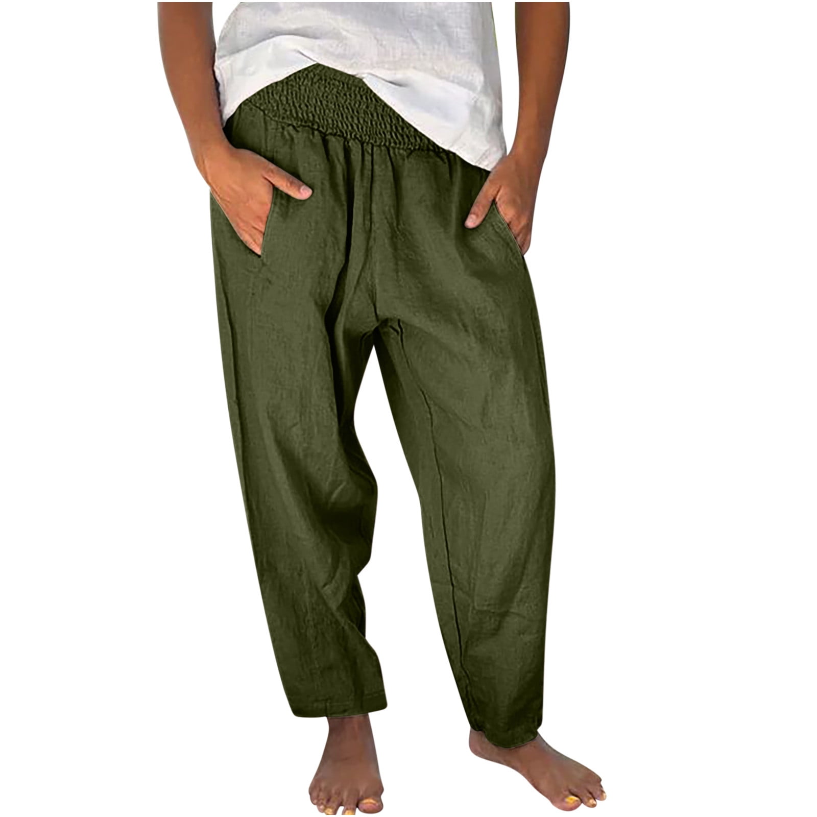 Click here for Timegard Lounge Pants For Women Elastic High Waist... prices