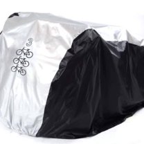 TSV Outdoor Bike Cover, Bicycle Waterproof Cover with Lock Holes, Black ...