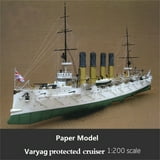 Accurate Scale Paper Ship Model Coastal Ferry Cruiser Challenging DIY ...