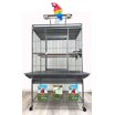 XX-Large Deluxe Wrought Iron Bird Parrot Cage with Open Play Top ...