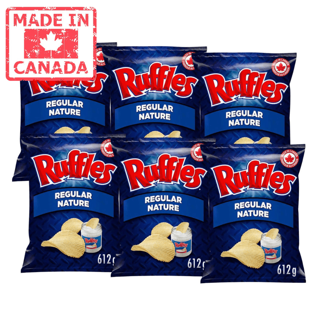 Click here for Ruffles Regular Potato Chips Large 612g - Gluten F... prices