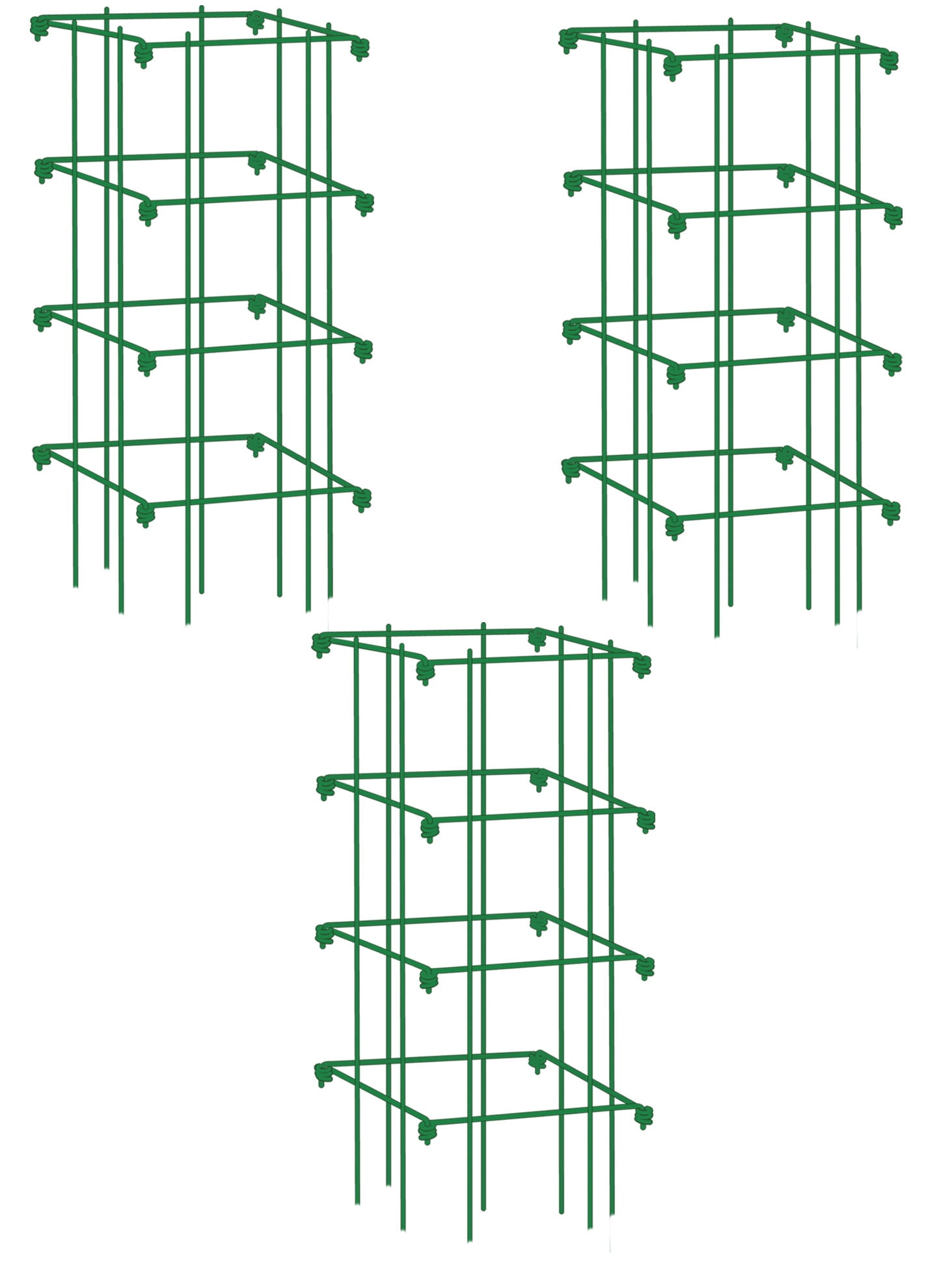 Pepper and Eggplant Cages, Set of 3 - Walmart.com - Walmart.com