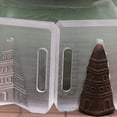 Transparent Acrylic Pagoda Shape Cone Tower Mold Handmade Backflow ...