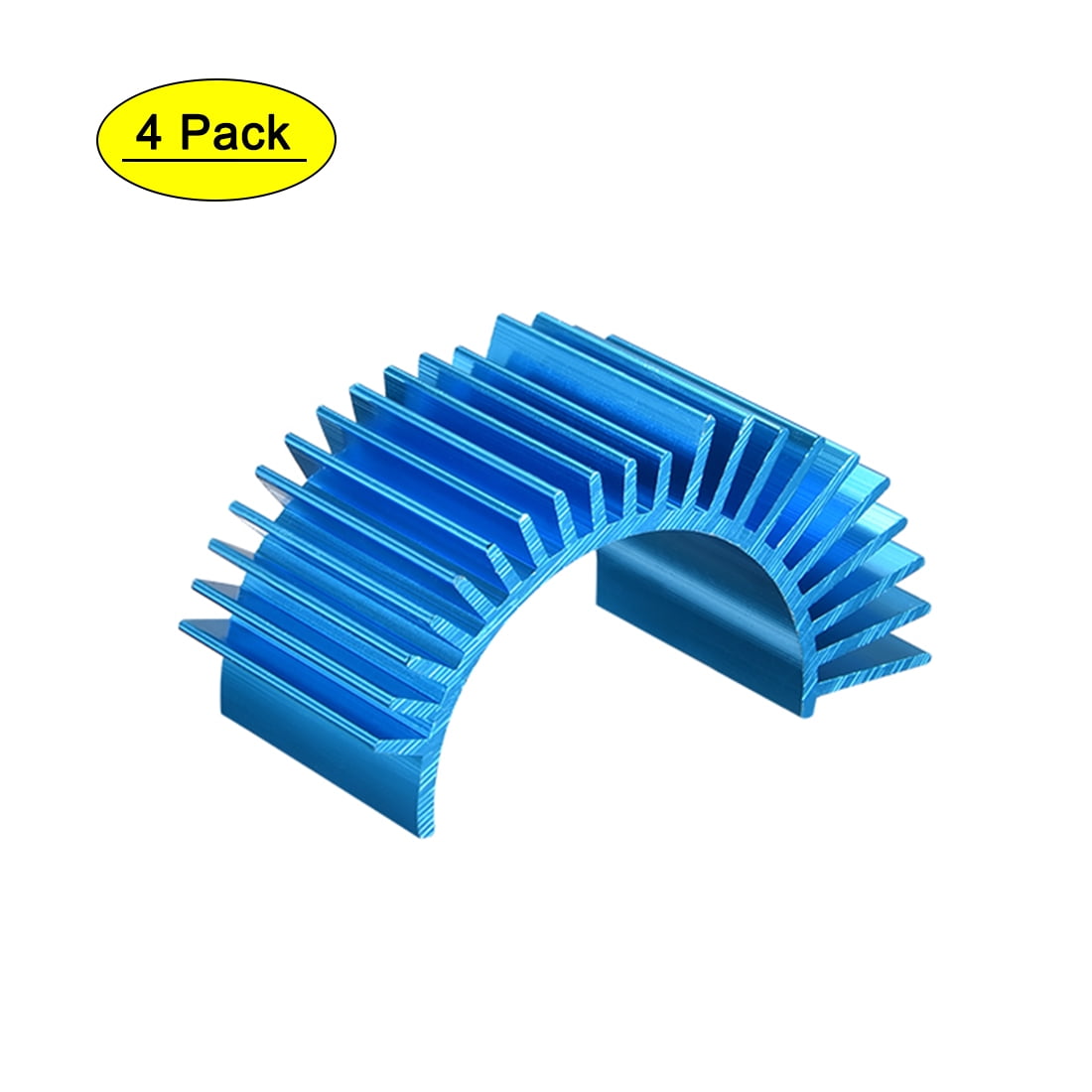 4Pcs Aluminum Electric Engine Motor Heatsink Fins Cooling Blue For RC ...