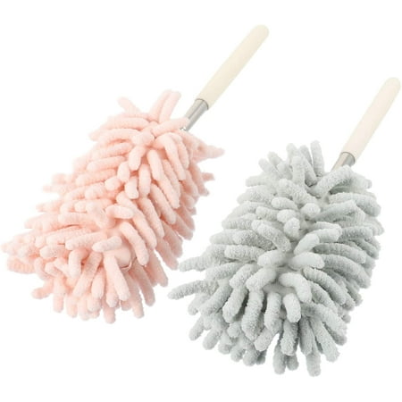 Jicidcha Hand Duster Telescopic Duster Bendable Cleaning Duster Table ...