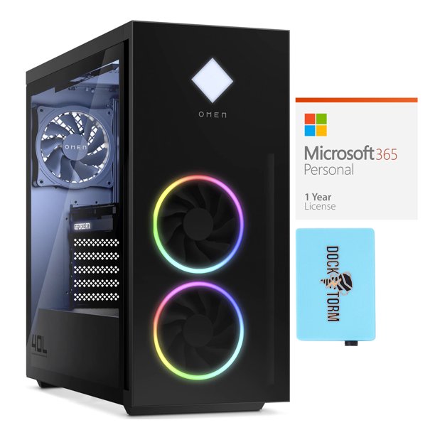 HP OMEN 40L Gaming/Entertainment Desktop PC (AMD Ryzen 7 5800X 8-Core ...