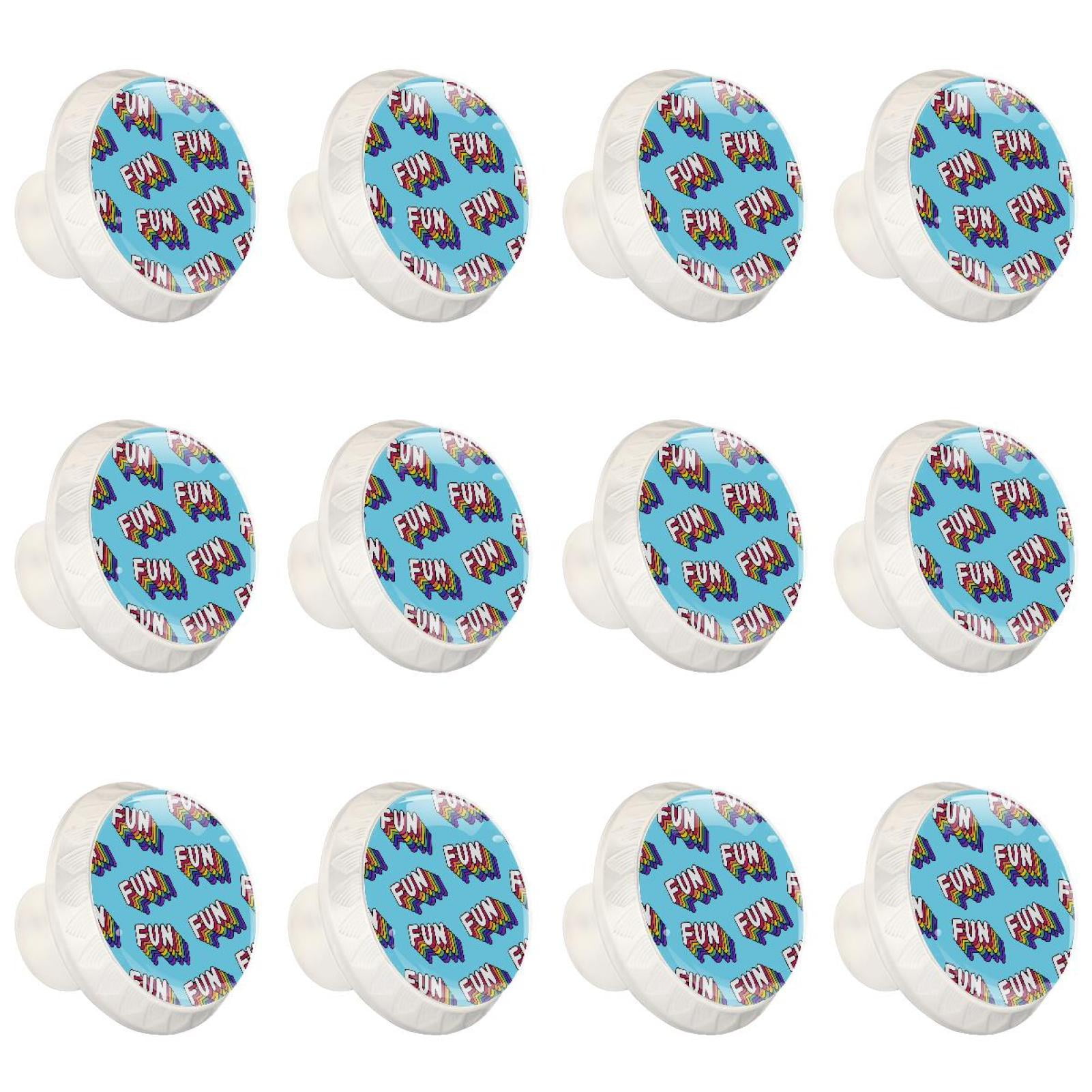 12 Pcs Fun Background Knobs for Kitchen Cabinet Cupboard Dresser ...