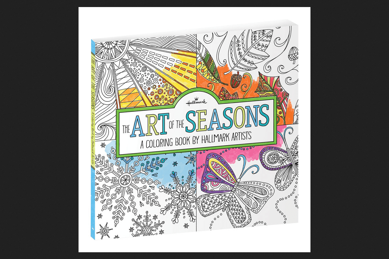 HALLMARK The Art of Seasons Art of Seasons Coloring Book Paper ...