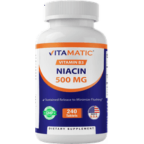 Nutricost Niacin Vitamin B3 100mg, 240 Capsules - Non-GMO, Gluten Free, with Flushing - Walmart.com