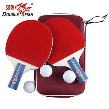 JOOLA Duo Recreational Table Tennis Racket Set with Carrying Case, 2ct ...