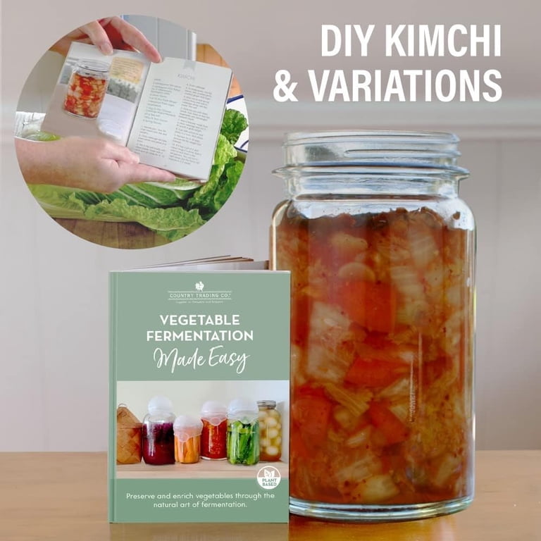 Glass Pickle Weights Complete Fermentation Kit With Glass Weights ...