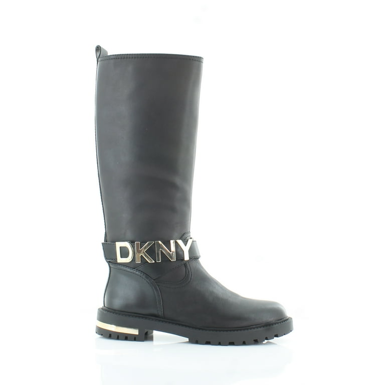 Dkny Flat Black Leather Calf High Boots Top Sellers | innoem.eng.psu.ac.th