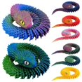 3D Printed Snake Movable Joint Simulation Snake Figurine Creative Home ...